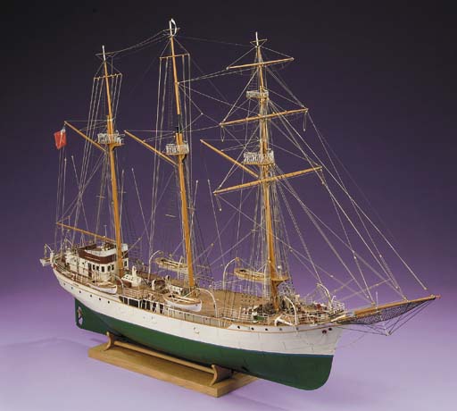 A well detailed and presented scale display model of the Sail Training ...