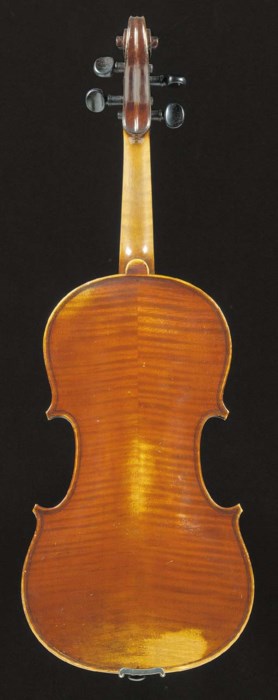 An English violin by George Chanot, Manchester 1909, labelled Made by G ...