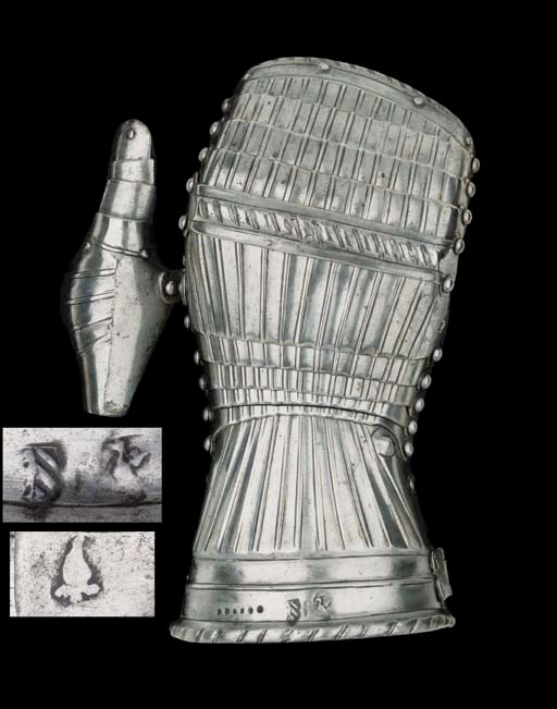 A Fine German (Nuremberg) 'Maximilian' Mitten Gauntlet For The Right ...