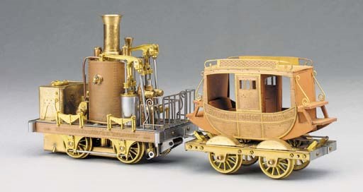 An unusual well constructed Gauge 1 spirit-fired steam model of the ...