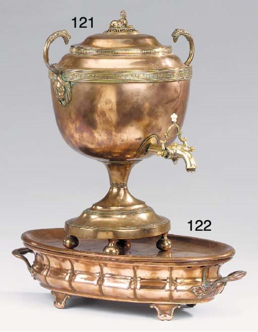A Regency copper hot water urn, early 19th century | Christie's
