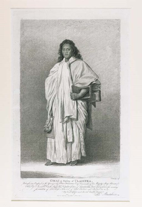 [COOK, Capt. James]. BARTOLOZZI, After. Omai a Native of Ulaietea ...