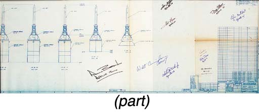 [APOLLO BLUEPRINT]. Inboard Profile - Apollo Complete. North American ...