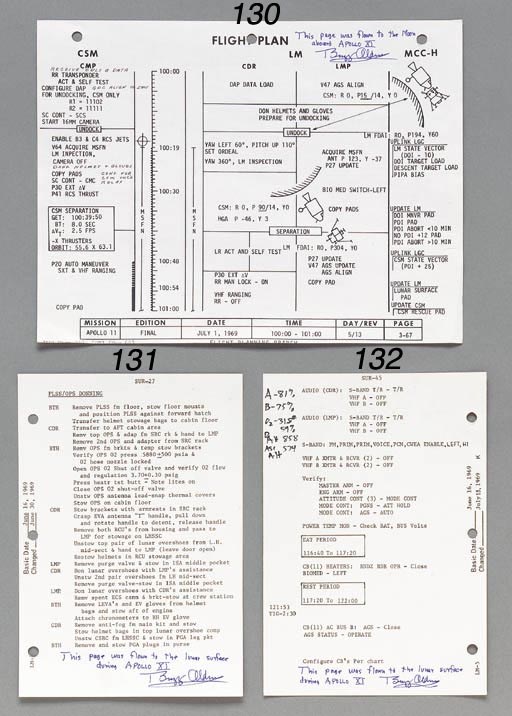 [FLOWN CHECKLIST PAGE]. Apollo 11, LM-5, Lunar Surface Checklist. NASA ...