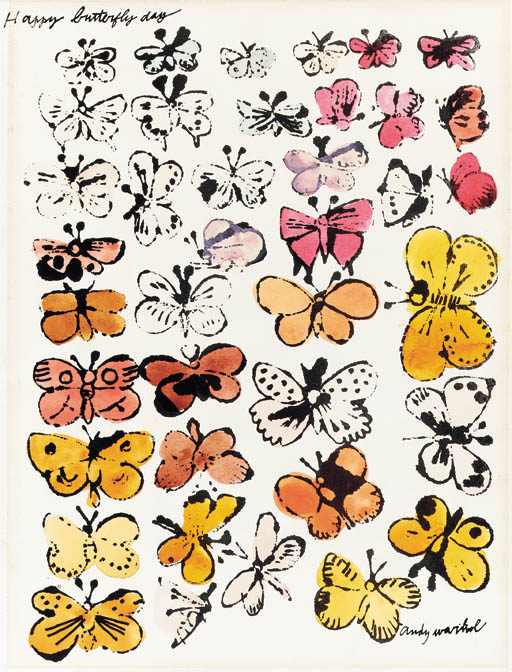 Andy Warhol (1928-1987) , Happy Butterfly Day | Christie's