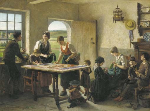 Jean Arnould Heyermans (Belgian, 1837-1892) , Festival of flowers ...