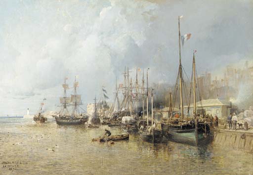 Jean Arnould Heyermans (Belgian, 1837-1892) , Festival of flowers ...