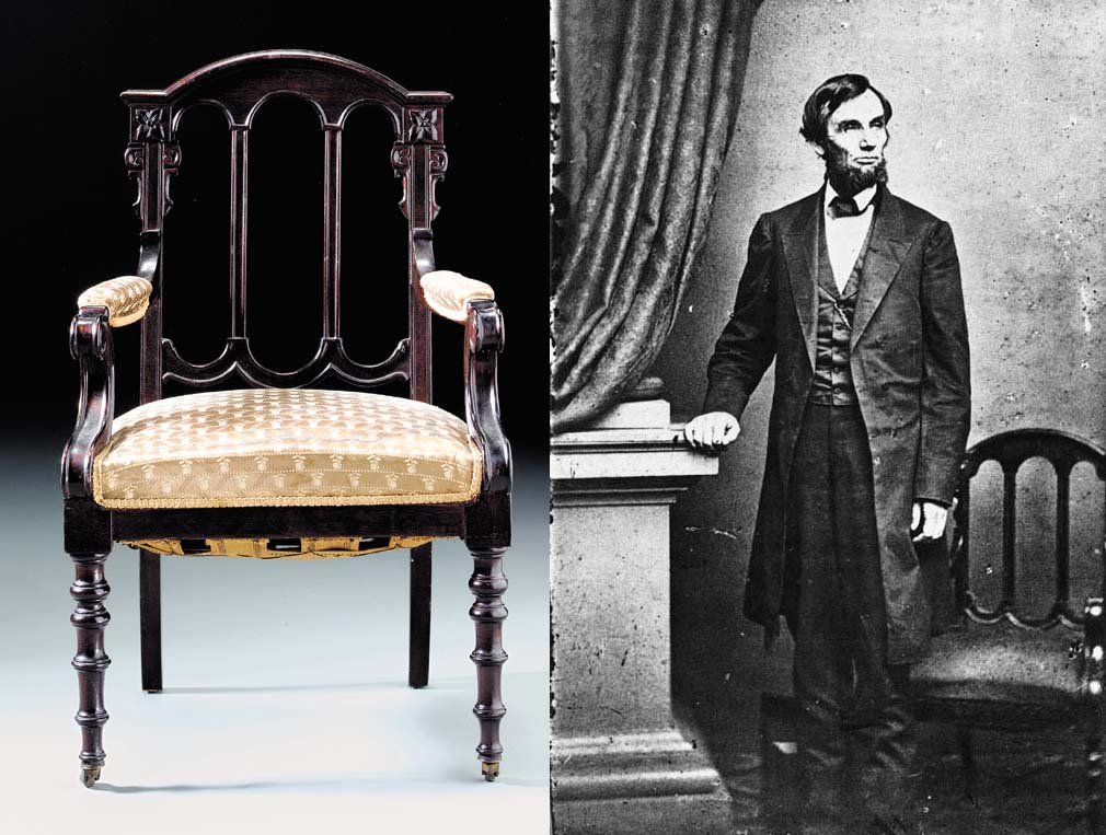 Abraham Lincoln In Chair