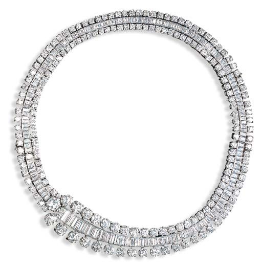 AN ELEGANT DIAMOND CHOKER, BY CARTIER | Christie's