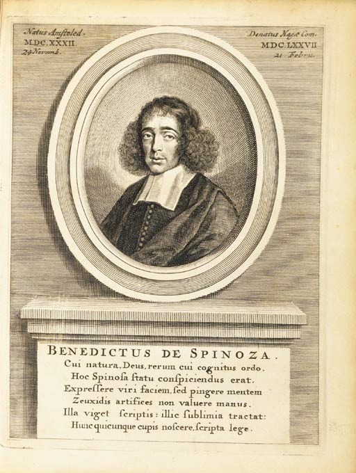 SPINOZA, Baruch (later Benedictus de, 1632-1677). Opera posthuma ...