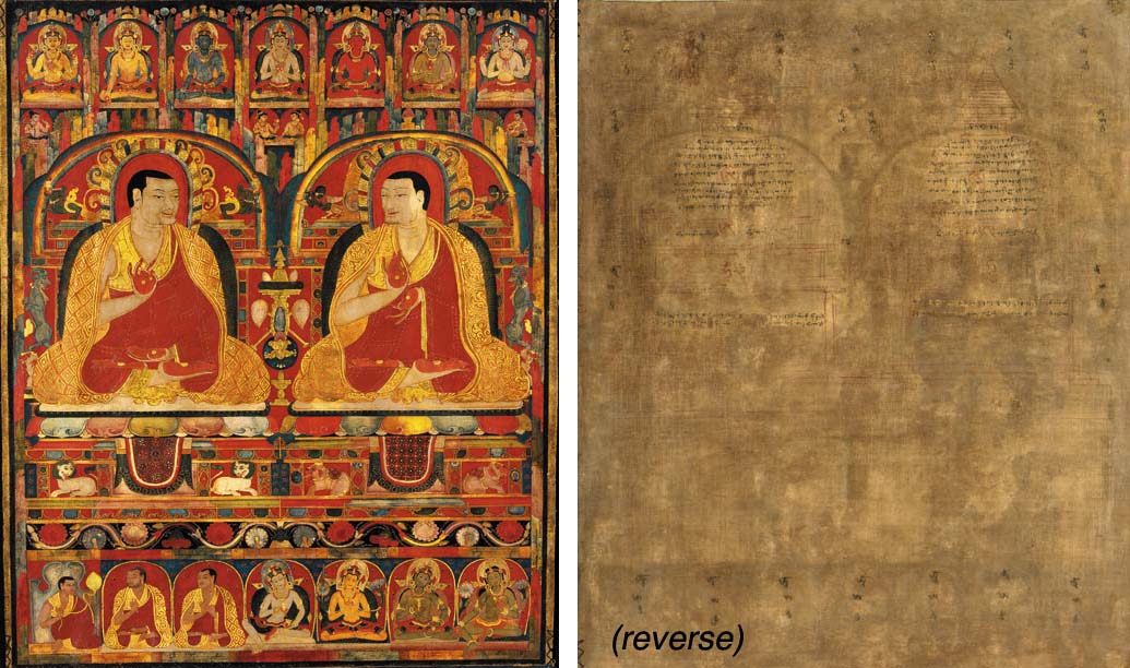 An Important Double Portrait Thangka of the Second and Third Taklung ...