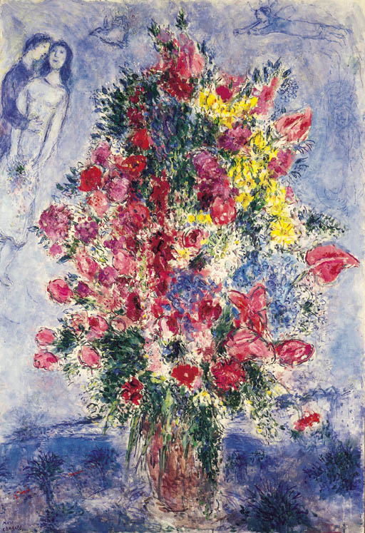 Marc Chagall (1887-1985) , Le Grand Bouquet de fleurs | Christie's