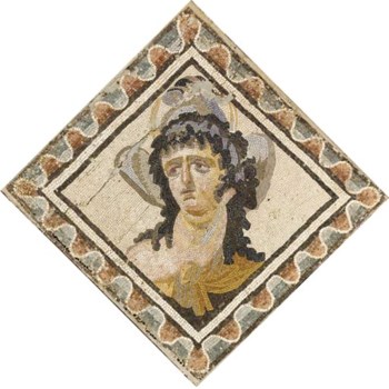 A ROMAN MARBLE MOSAIC PANEL