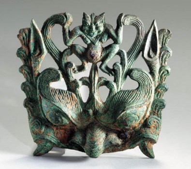 A Bronze Taotie Mask , NORTHERN WEI DYNASTY, CIRCA 6TH CENTURY | Christie's