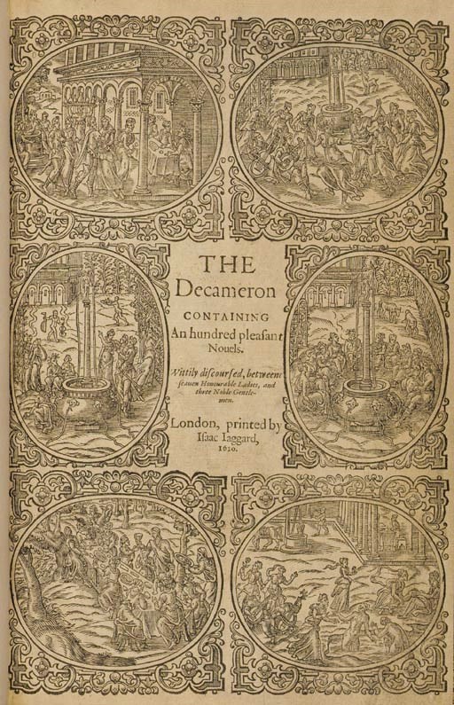 BOCCACCIO, Giovanni (1313-1375). The Decameron containing An hundred ...