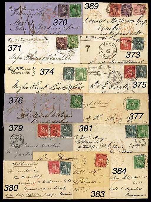 cover 1874 (3 June) entire letter to Ciudad Bolivar, Venezuela headed ...