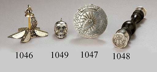 A German silver perpetual calendar , CIRCA 1700, APPARENTLY UNMARKED ...