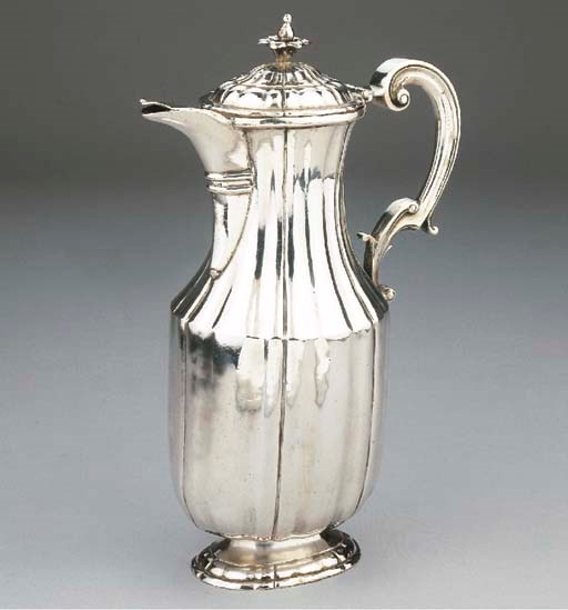 A Spanish silver coffee pot