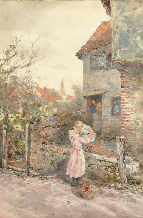Rose Maynard Barton, R.W.S. (1856-1929) , The welcome | Christie's