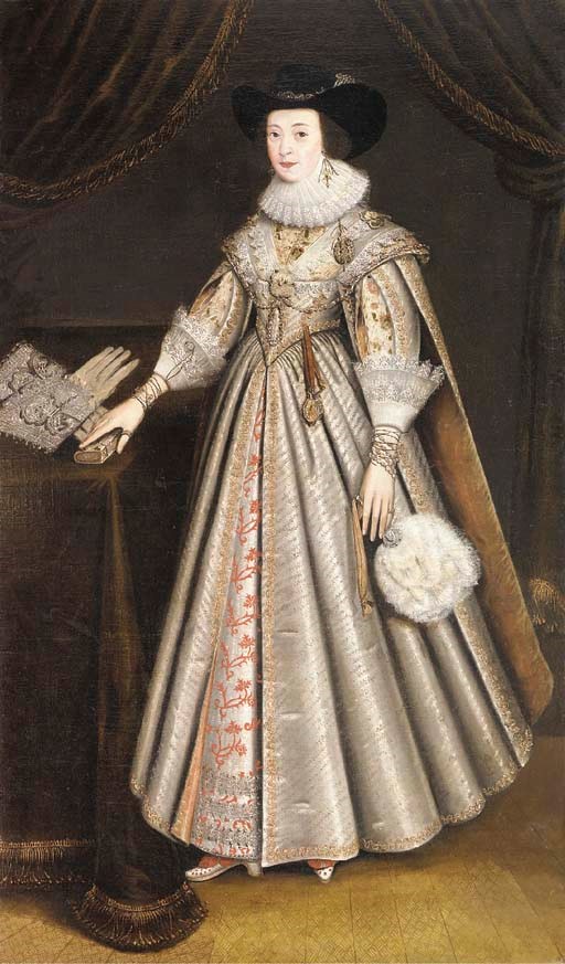 Attributed to John Souch (c.1593-1645) , Portrait of Lady Lawley, wife ...