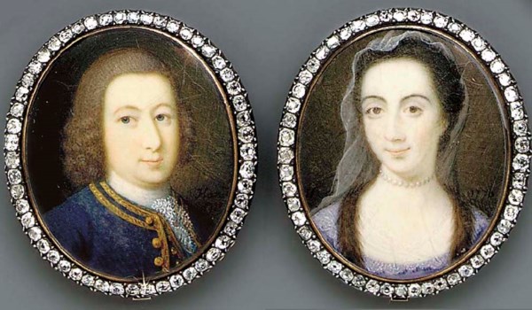 GUSTAVUS HAMILTON (c. 1739-1775) , Mr and Mrs John Kirwan; he, facing ...