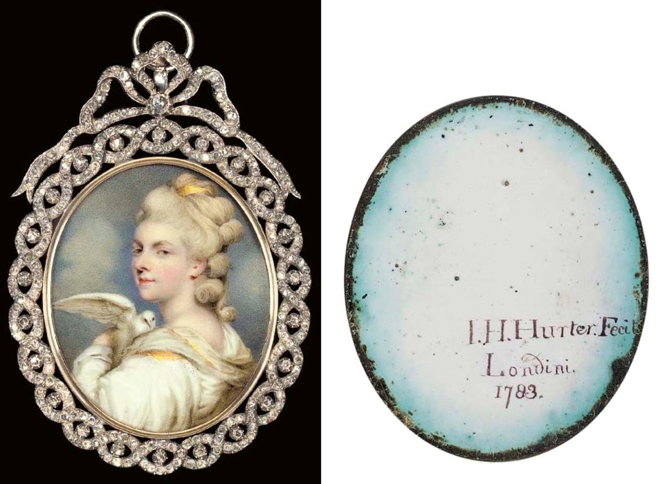 JOHANN HEINRICH HURTER (1734-1799) , A young lady called Mary Nesbitt ...