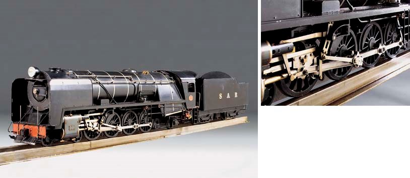 A finely engineered 3½in. gauge model of the South African Railways ...