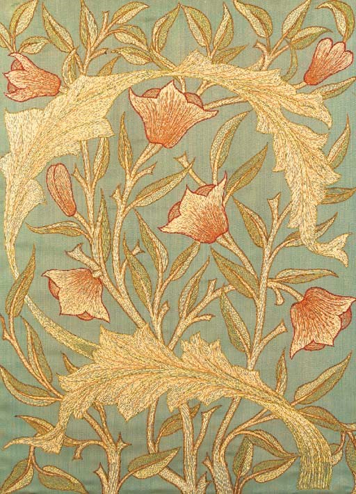 AN EMBROIDERED PANELafter a design by William Morris | Christie's
