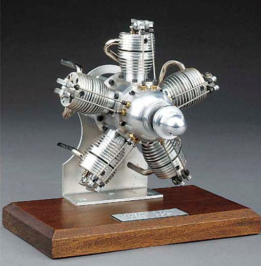 A well engineered and presented 5 cylinder 27cc air cooled radial ...