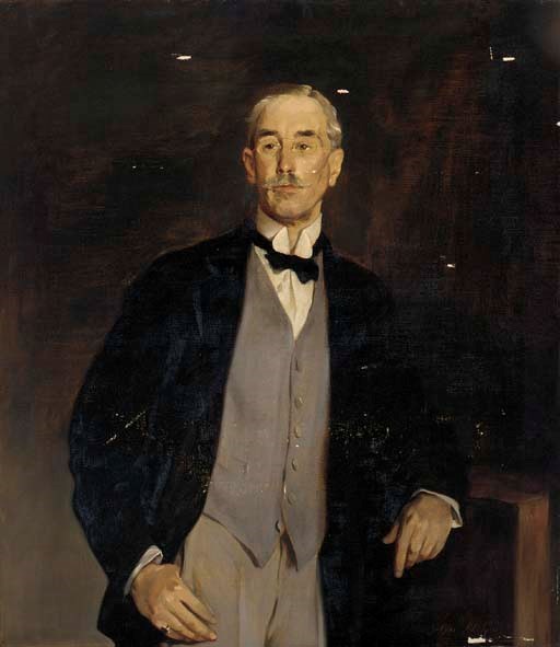 Glyn Warren Philpot (1884-1937) , Portrait of a gentleman, half-length ...
