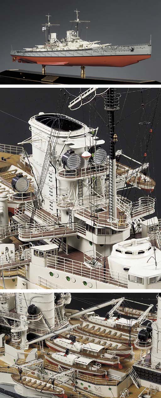 A FINE MUSEUM QUALITY 1:100 SCALE STATIC DISPLAY MODEL OF THE ...