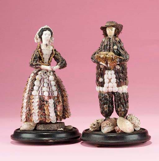 A pair of shell figures | Christie's