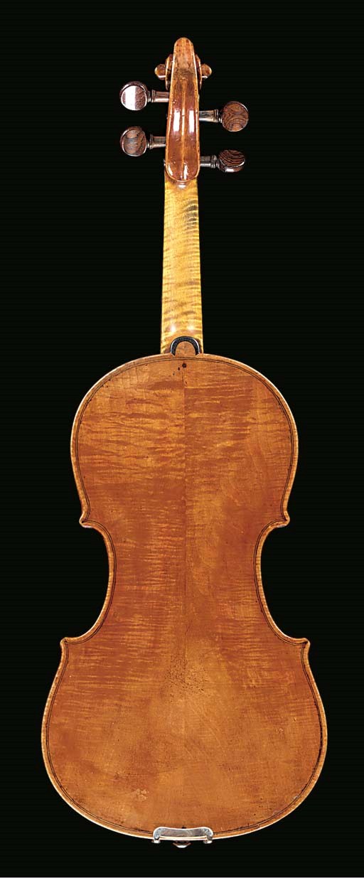 An interesting violin, Venetian School, labelled Sanctus Seraphin ...