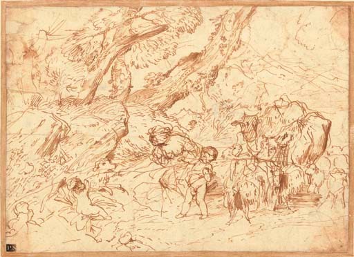 Francesco Castiglione (c.1641-1716) , The Nurture of Cyrus | Christie's