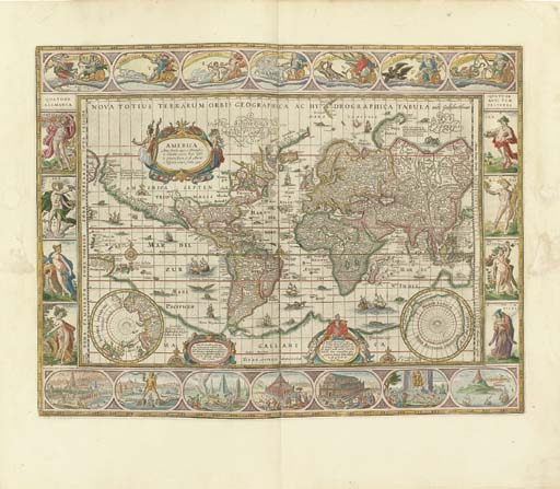 BLAEU, Willem (1571-1638) and Jan BLAEU (1596-1673). Toonneel des aedriicx, ofte Neiuwe Atlas ...