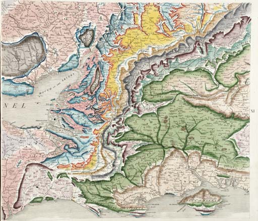 SMITH, William (1769-1839). A Delineation of the Strata of England and ...