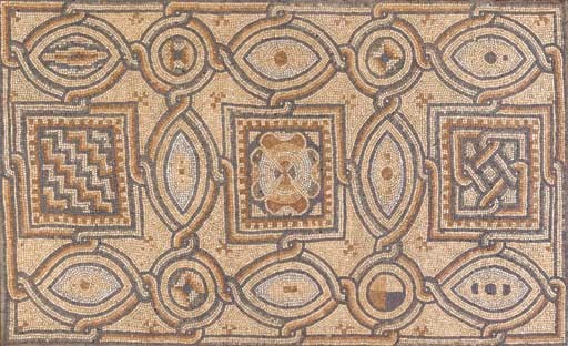 A LATE ROMAN MARBLE MOSAIC PANEL , CIRCA 4TH-5TH CENTURY A.D. | Christie's