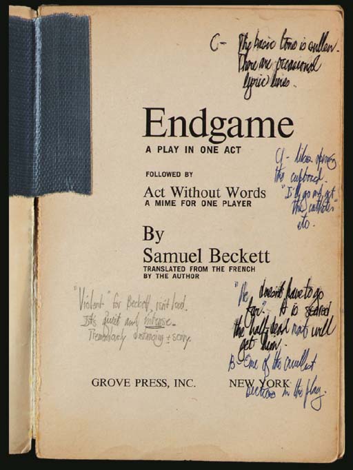Endgame Beckett In Act One