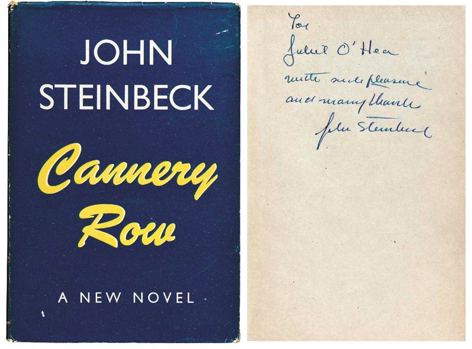 STEINBECK, John. Cannery Row. London: William Heinemann, 1945. | Christie's