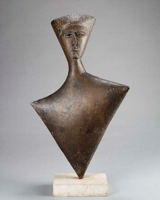 Pericle Fazzini (1913-1987) , Buste de femme | Christie's