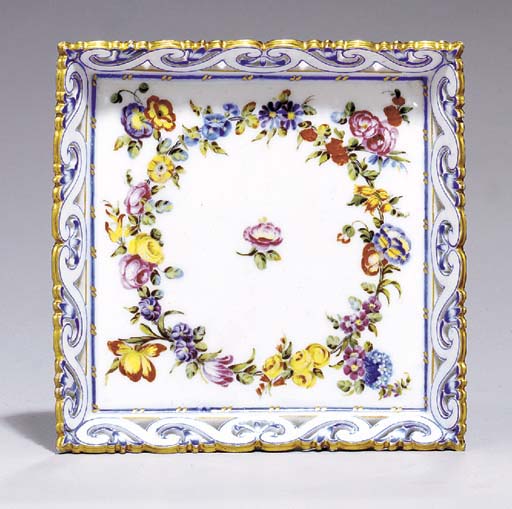 A SEVRES BLEU NOUVEAU HOT MILK JUG AND COVER (POT A LAIT 'HEBERT ...