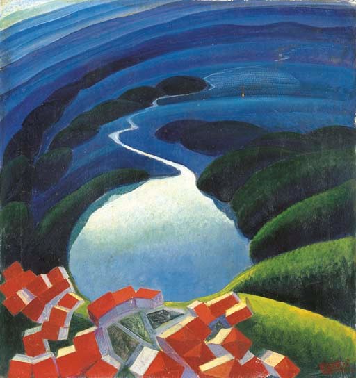 Gerardo Dottori (1888-1977) , Sui laghi | Christie's