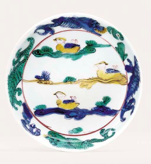 A Ko-Kutani Dish , FUKU MARK, EDO PERIOD (LATE 17TH CENTURY) | Christie's