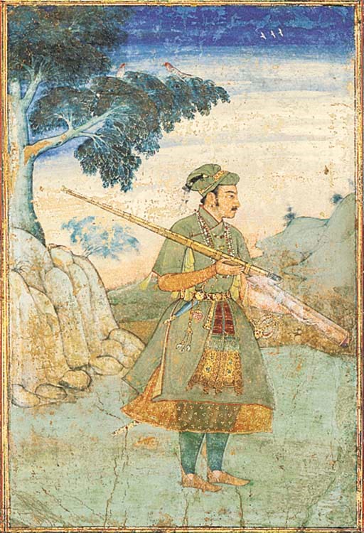 PRINCE KHURRAM WITH A RIFLE , MUGHAL INDIA, CIRCA 1615-1620 | Christie's