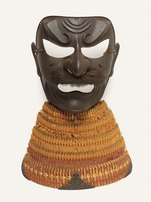 A FINE SOMEN [FULL FACE MASK] , SIGNED MIOCHIN SHIKIBU KI MUNESUKE AND ...