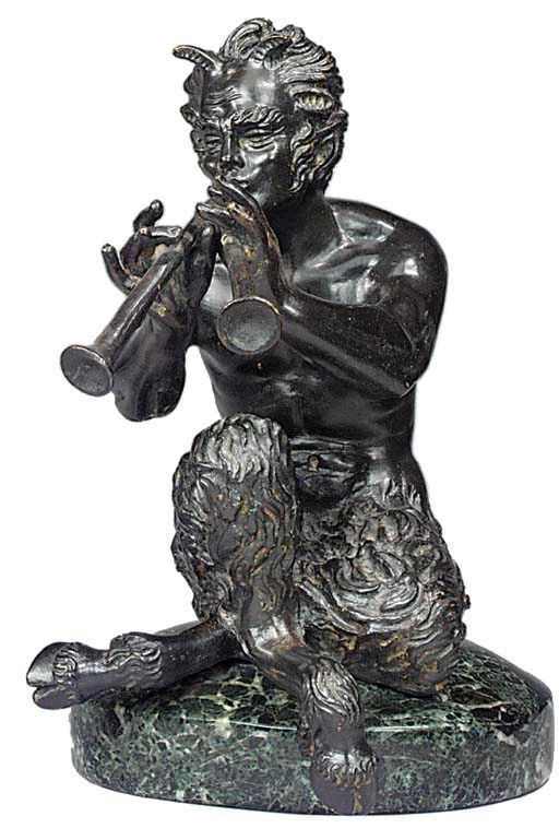 A BRONZE FIGURE OF PAN , ITALIAN, CIRCA 1890 | Christie's