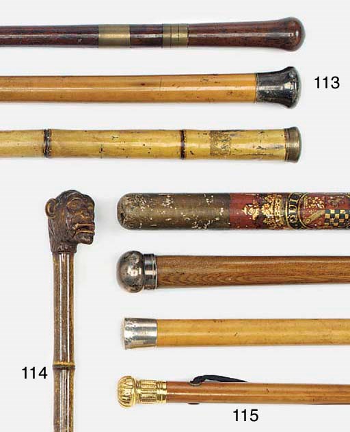 Three assorted walking canes, late 19th century | Christie's