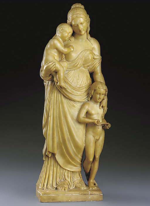 A mahogany architectural model , IN THE STYLE OF LOUIS GAILLARD, EARLY ...