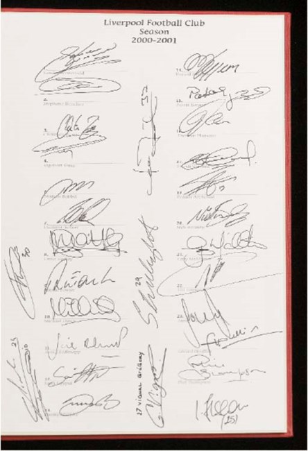 Liverpool v. Arsenal, VIP F.A.Cup Final, match programme, 12/5/01 ...