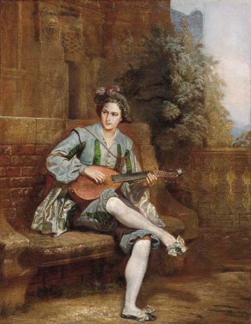 Ernest August Becker (Fl.1849-1859) , The page | Christie's